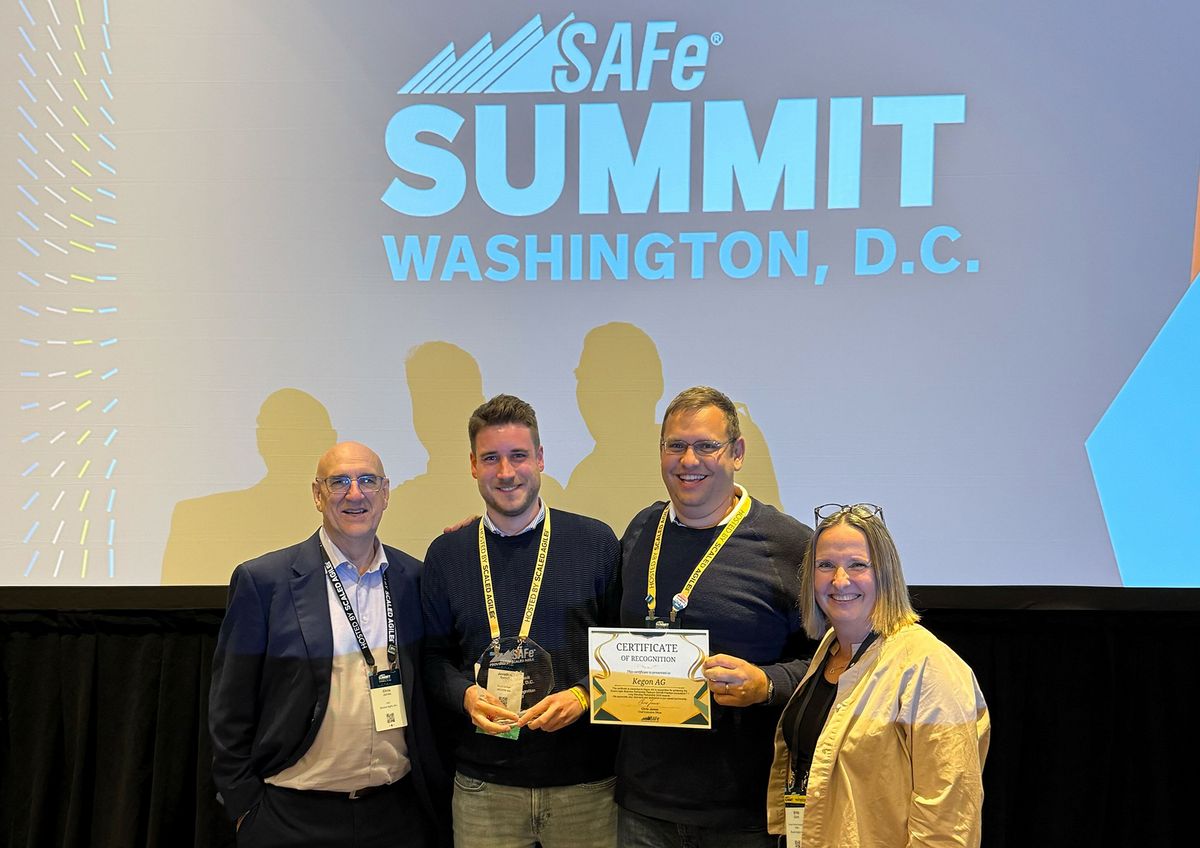 SAFe Summit in Washington: Award "Long Standing Partner"